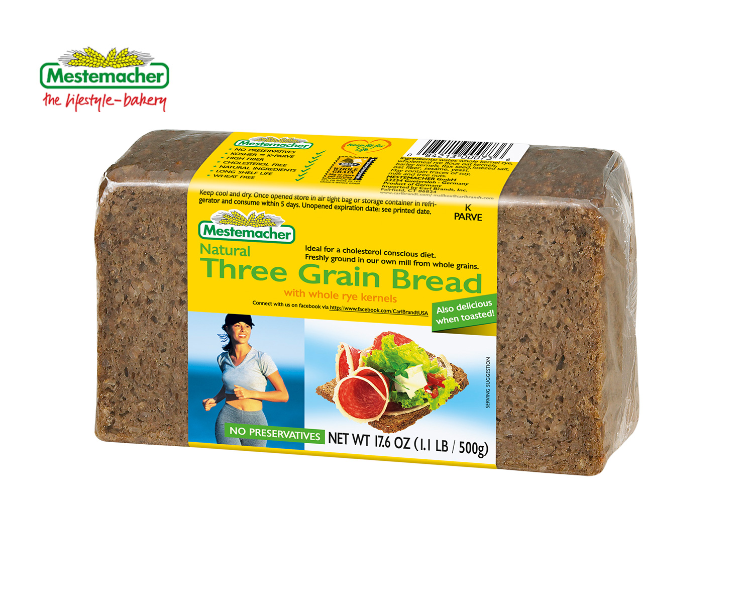 Natural Three Grain Bread – Mestemacher