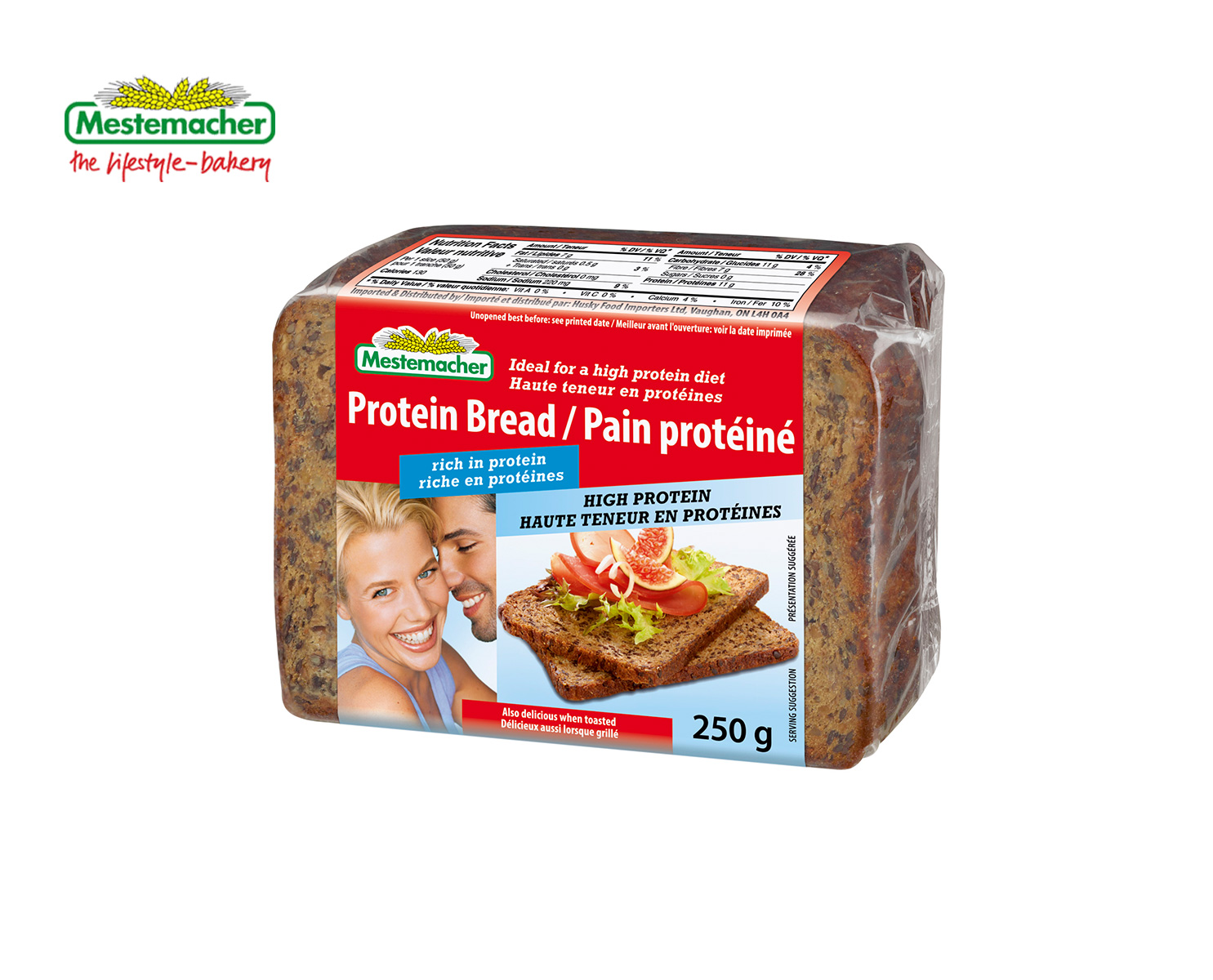 Protein Bread / Pain protéiné – Mestemacher