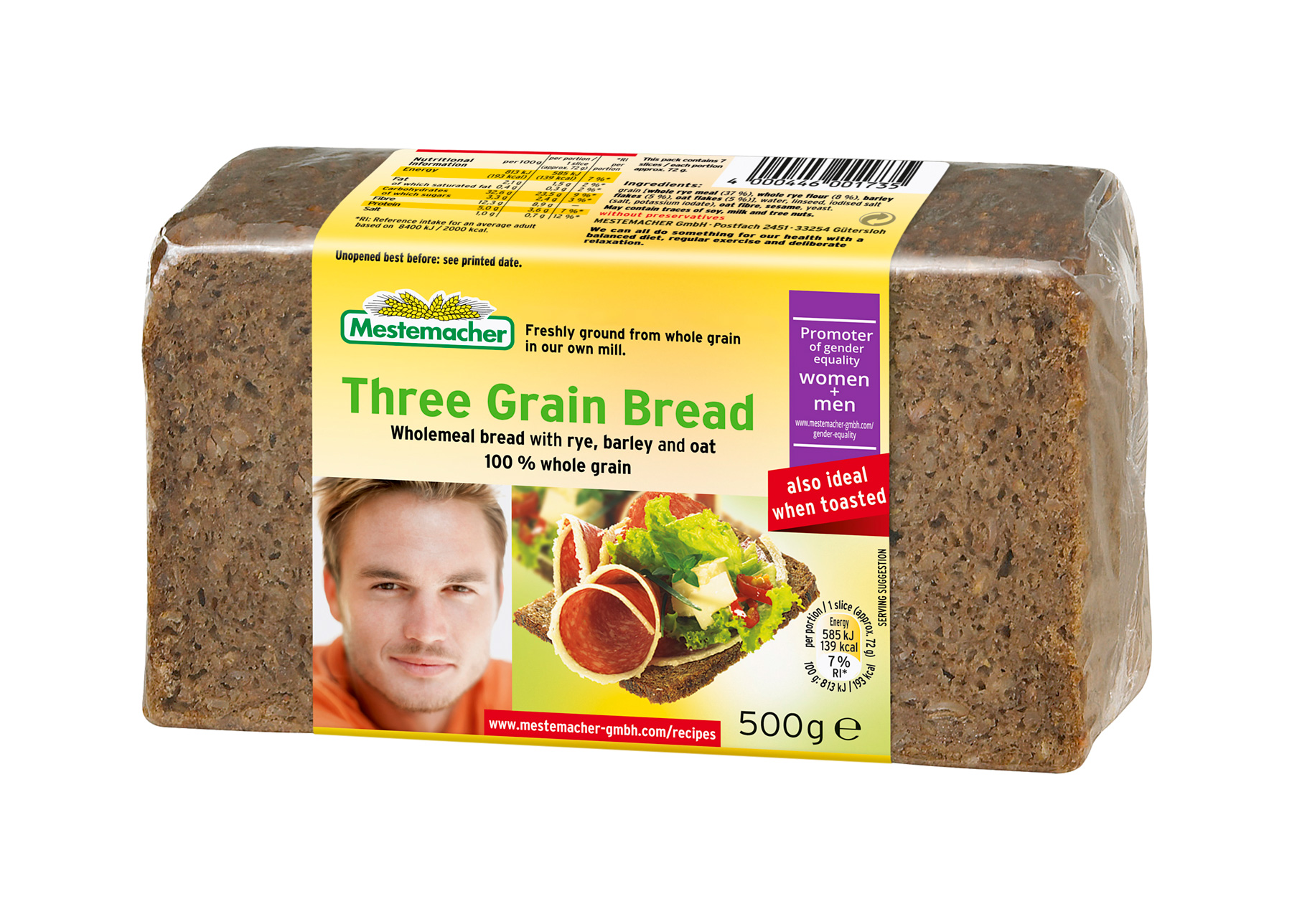 Three Grain Bread – Mestemacher